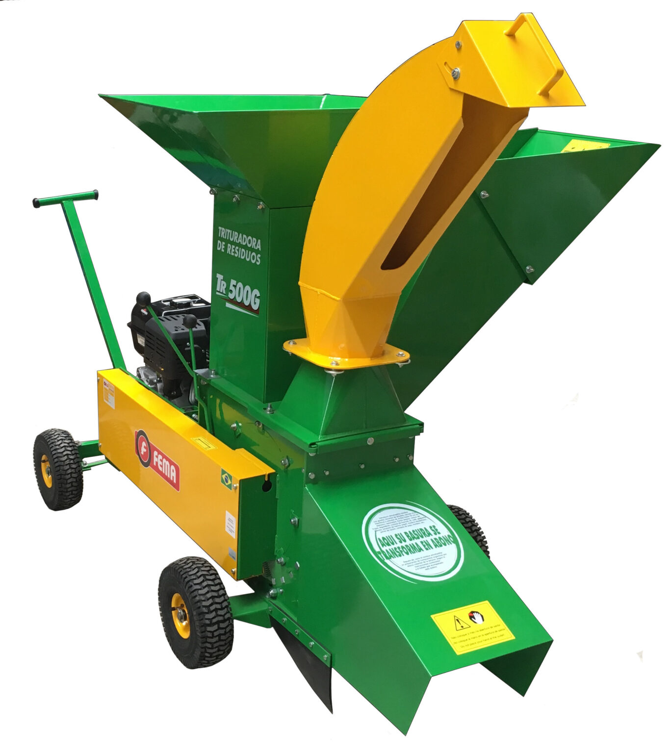 TRITURADORA FEMA 500 MOTOR 13,.5 HP BRIGGS – Yanos Industrial